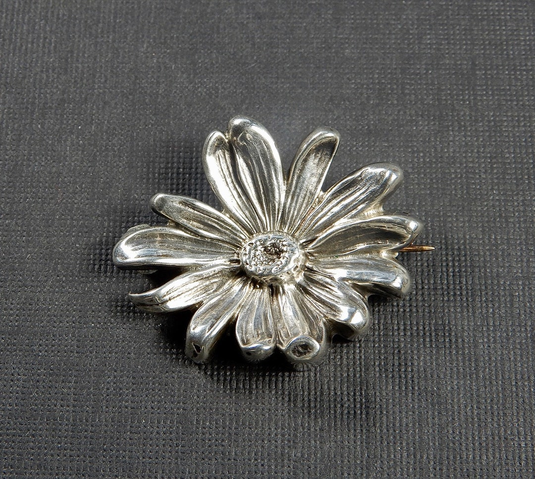 William Kerr Antique Sterling Chrysanthemum Pin (no. 1723) - Etsy