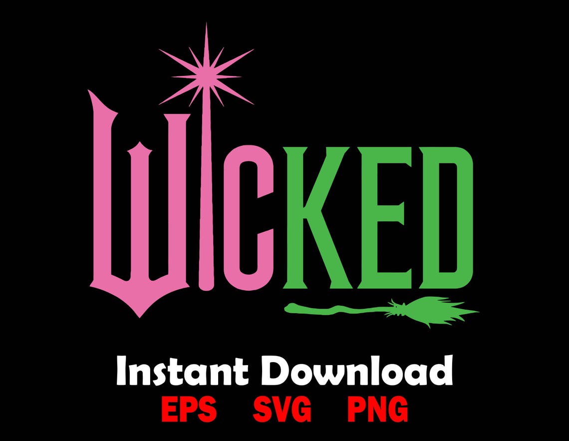 Wicked Svg Png, Cut File for Cricut Shirts Design Custom Name Pngs ...
