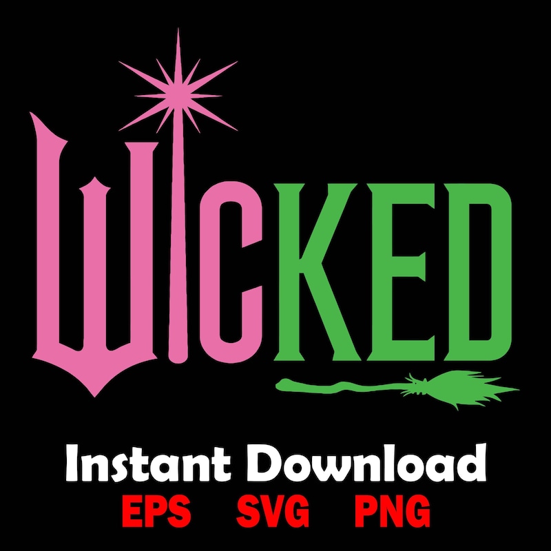 Wicked Logo Svg - Etsy