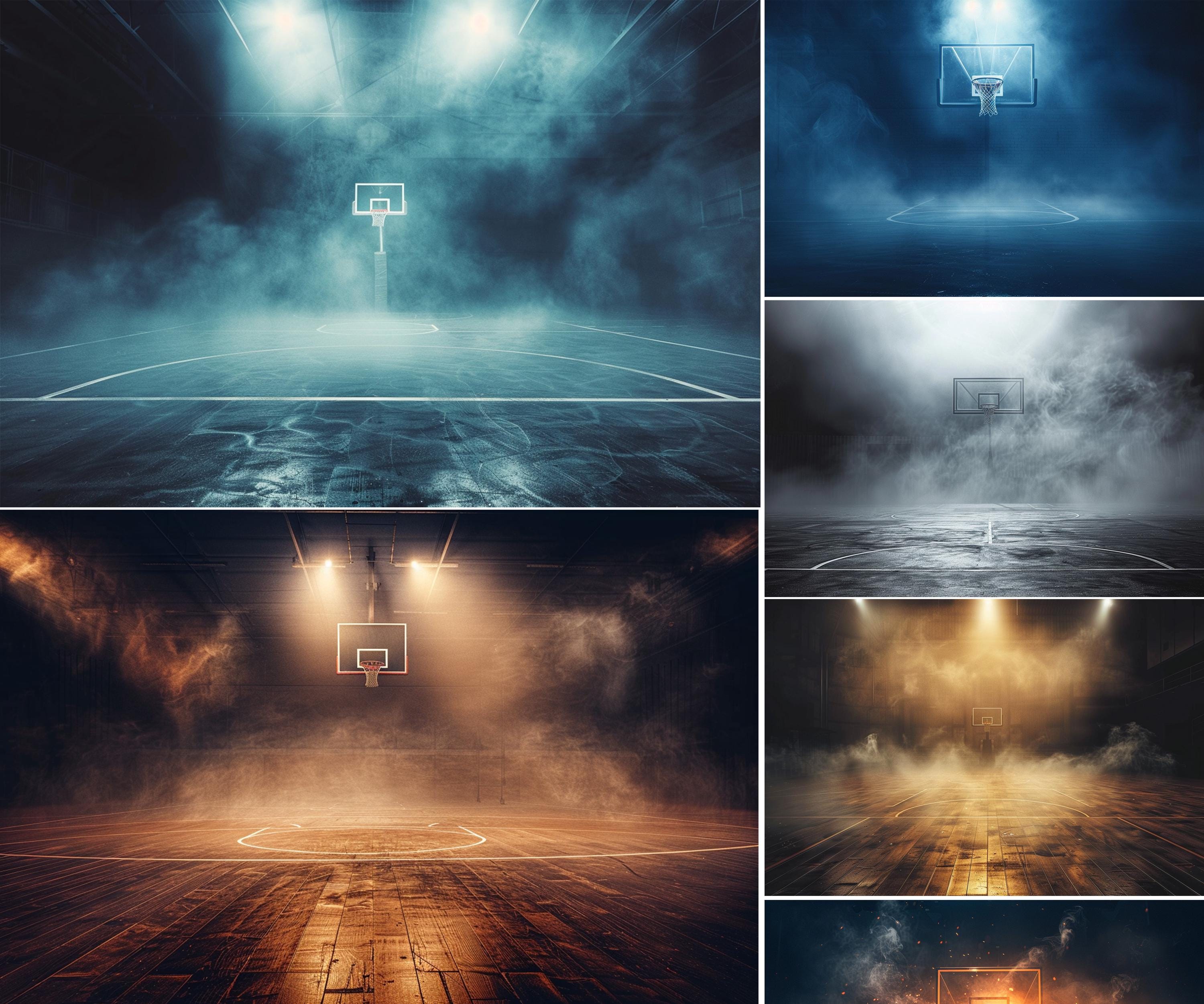 Basketball Court Photography Backdrops, Sports Arena Backgrounds ...