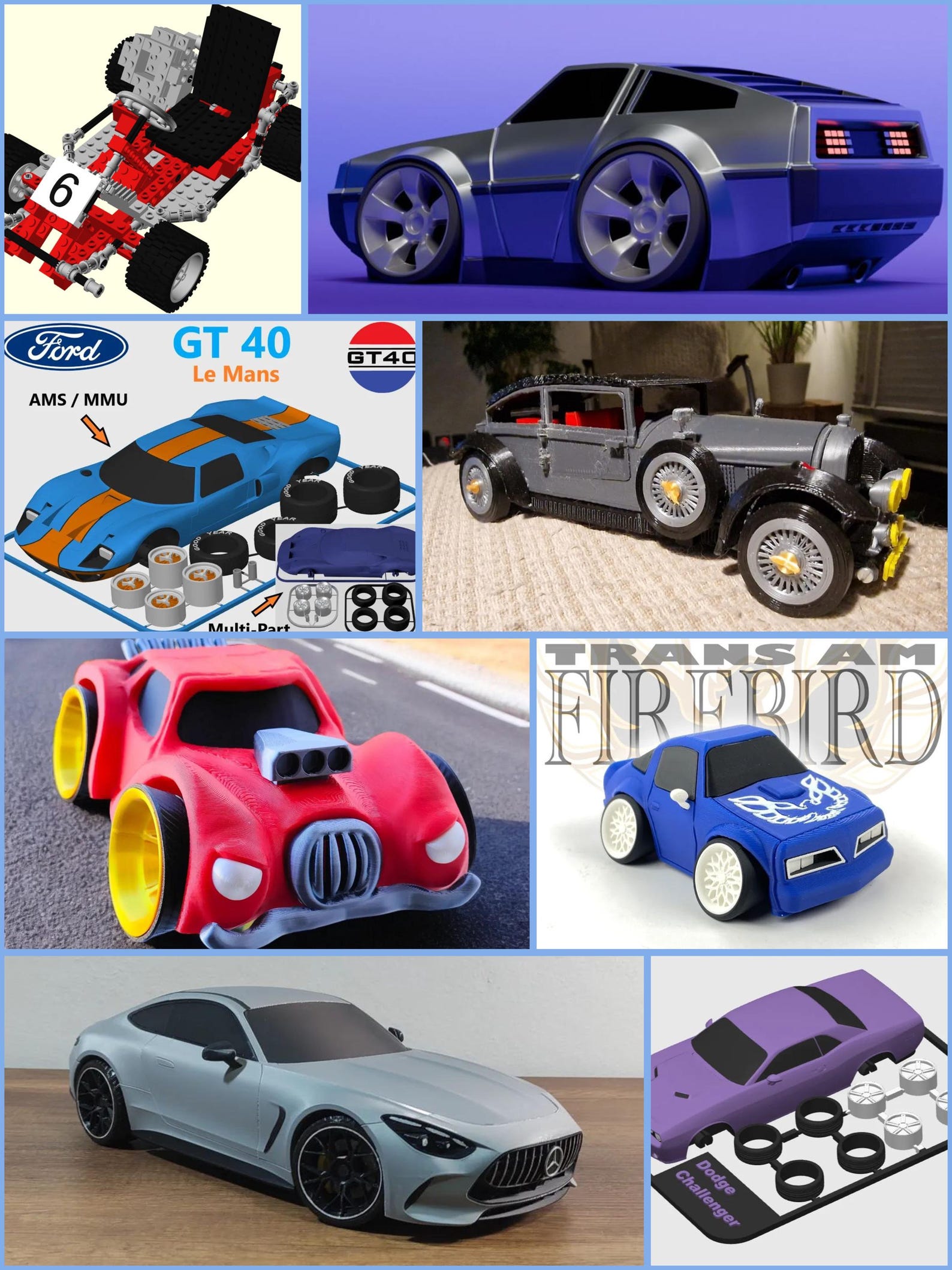 Cars Pack, Now Over 250 Plus Models, 3D Print Files, STL and 3mf Files ...
