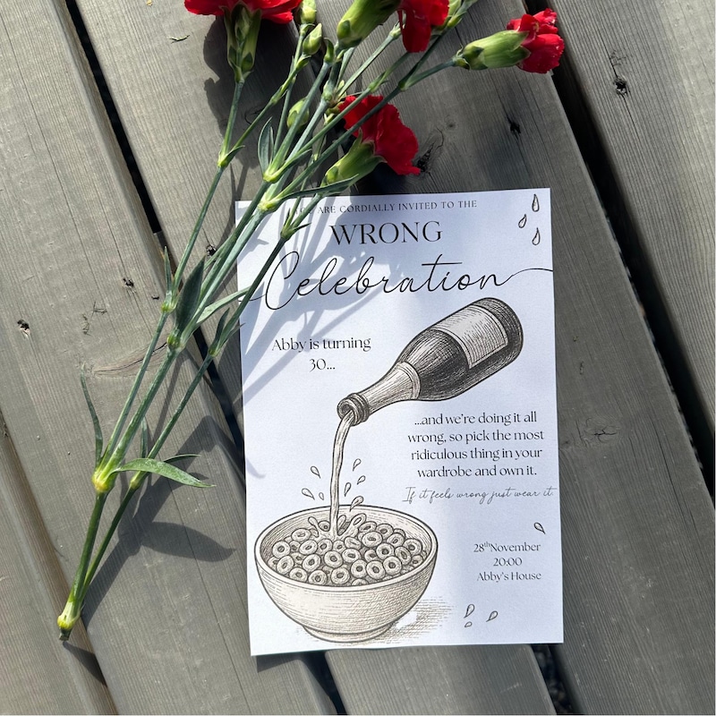 Wrong Party Theme - Etsy