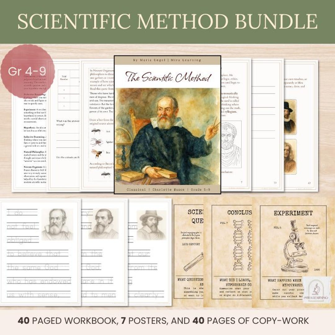 Scientific Method Back to School Bundle | Classical Education ...