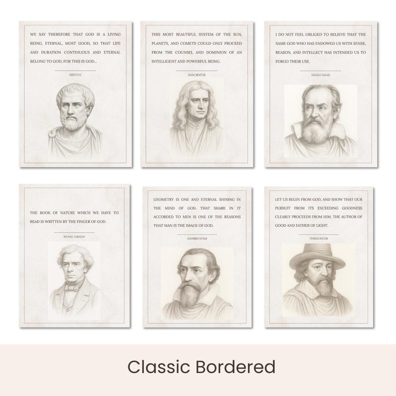 Famous Scientists Posters | Religious Quotes | Bulletin Board Decor ...