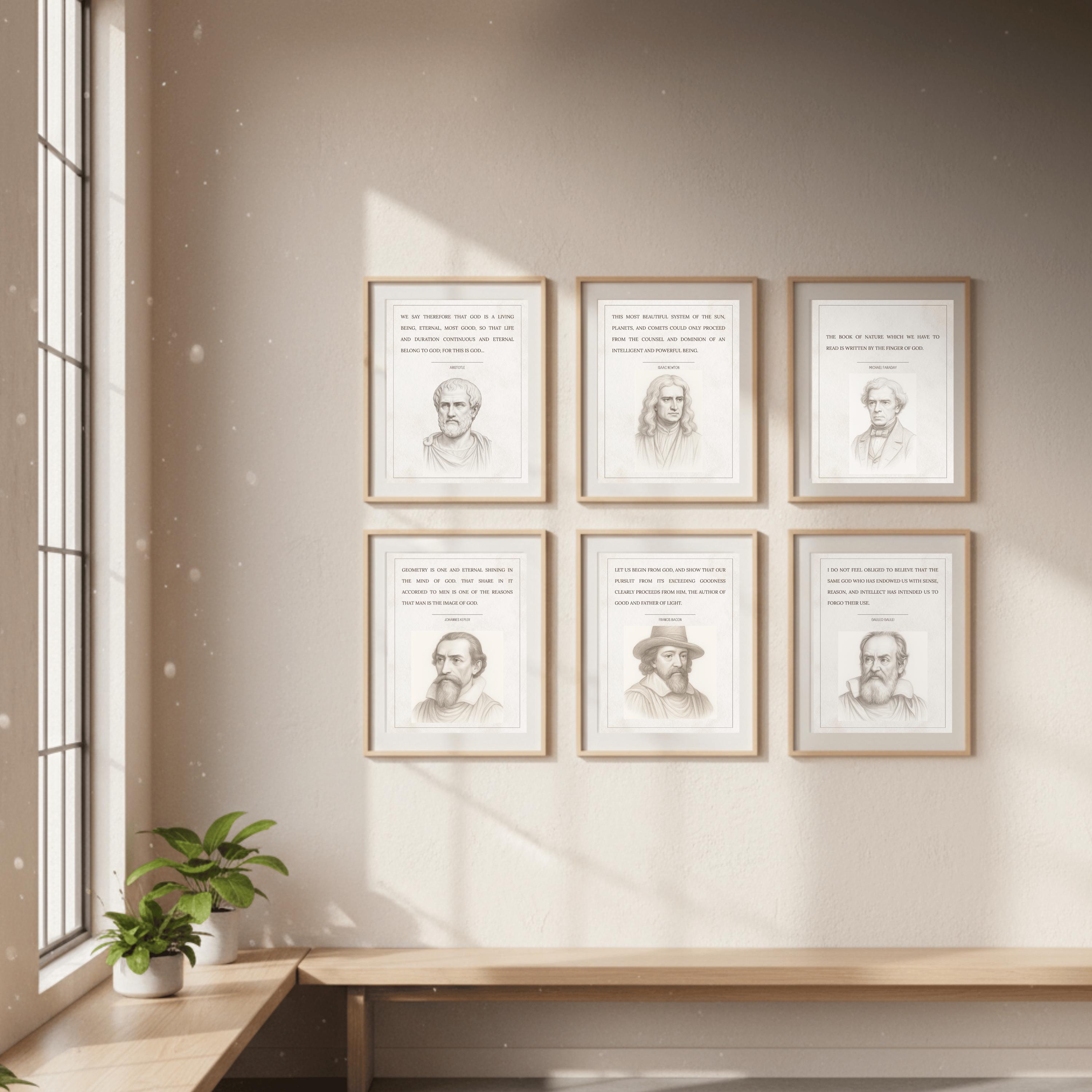 Famous Scientists Posters | Religious Quotes | Bulletin Board Decor ...