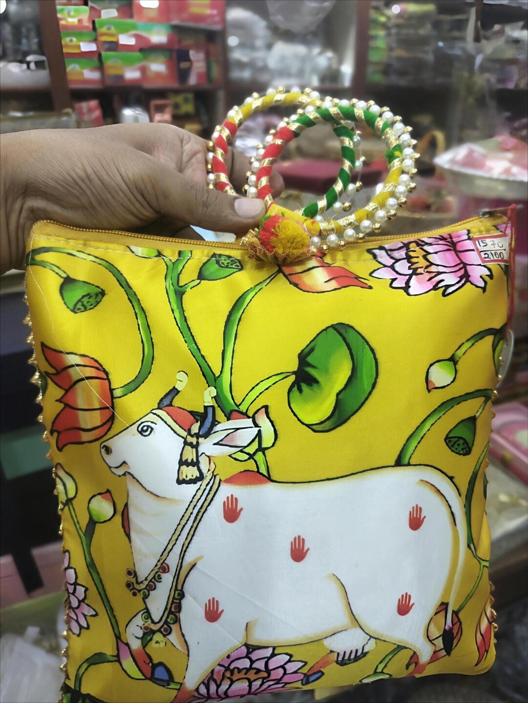 20 X Handmade Pichwai Packing Bags | Indian Wedding Favor Bags ...