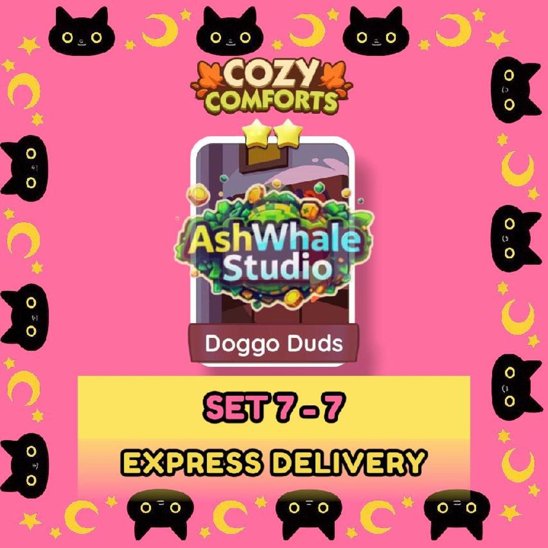 Doggo Duds - Set 7 - Monopoly Go - Etsy