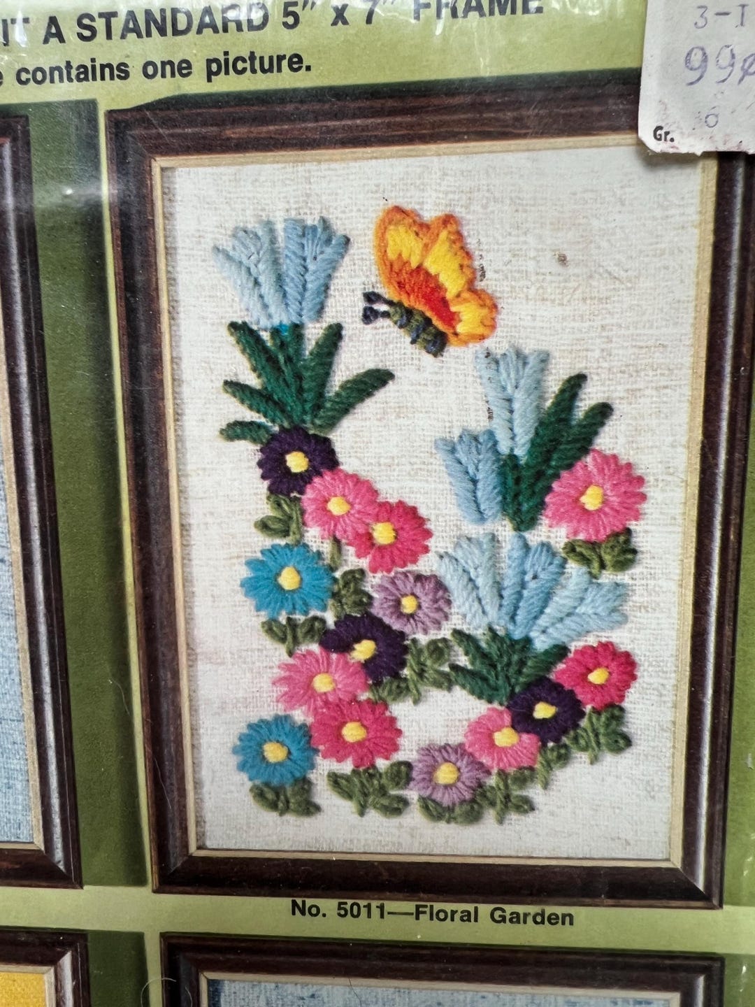 Vintage Wonderart Crewel Kit: Floral Garden, New Old Stock - Etsy