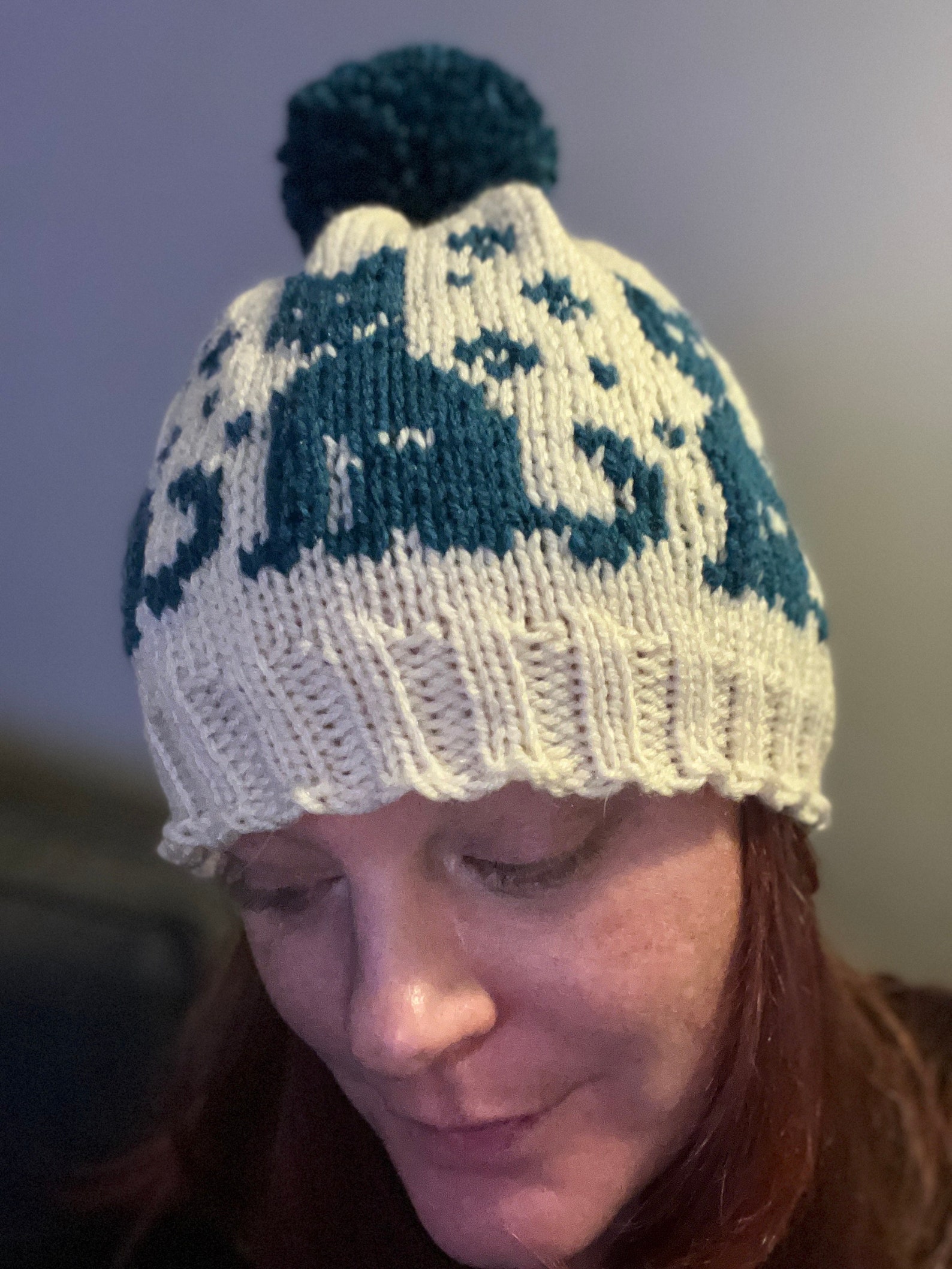 Kitty Cat Winter Hat, Fair Isle Cat Hat - Etsy