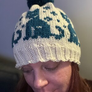 Kitty Cat Winter Hat, Fair Isle Cat Hat - Etsy