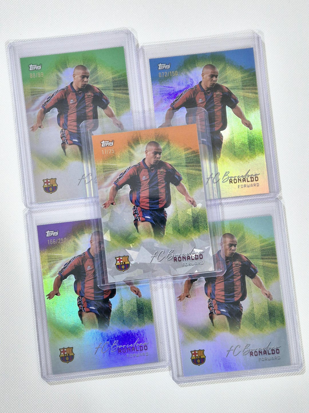 2025/26 Topps Team Set FC Barcelona Ronaldo Nazario Numbered Cards ...