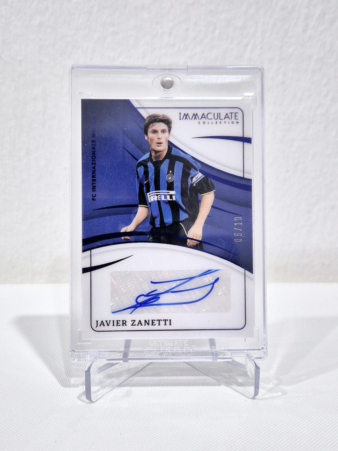2025 Panini Immaculate Soccer Javier Zanetti Immaculate Collection ...