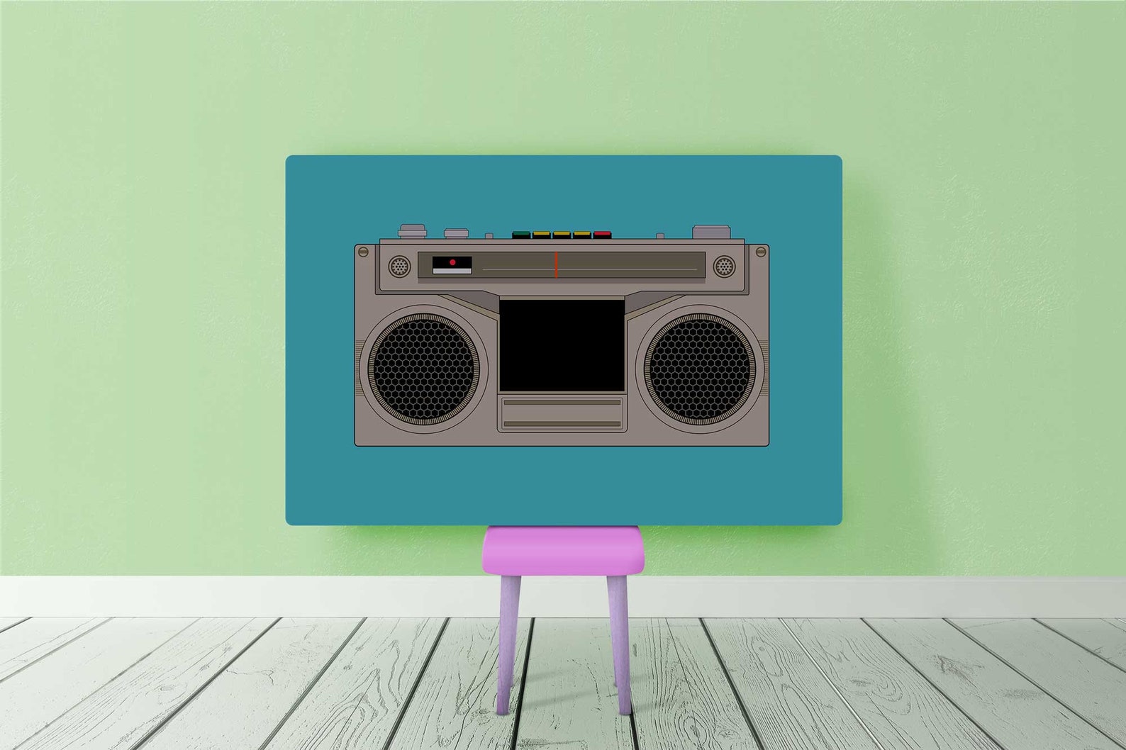 Stranger Things Radio Boombox Print Five Jpegs Instant Download ...