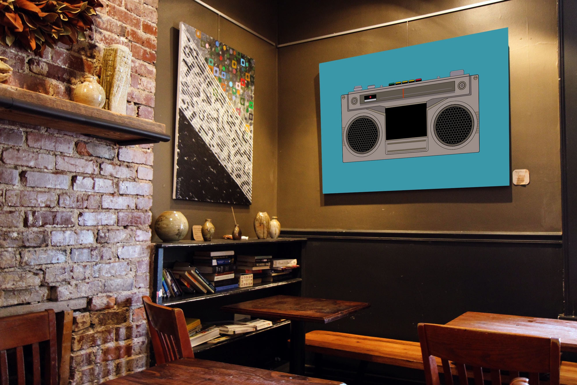 Stranger Things Radio Boombox Print Five JPEGs Instant | Etsy