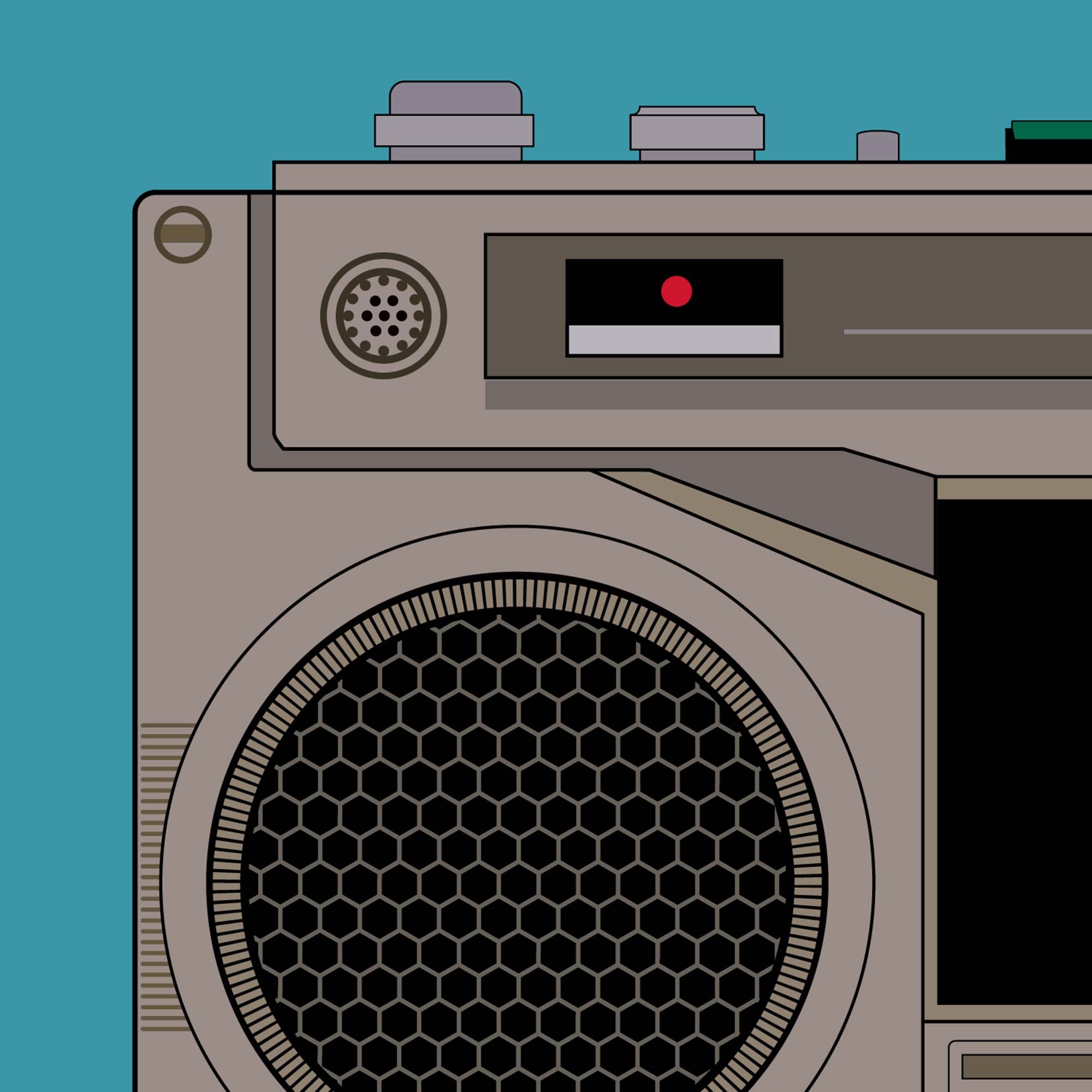 Stranger Things Radio Boombox Print Five JPEGs Instant | Etsy