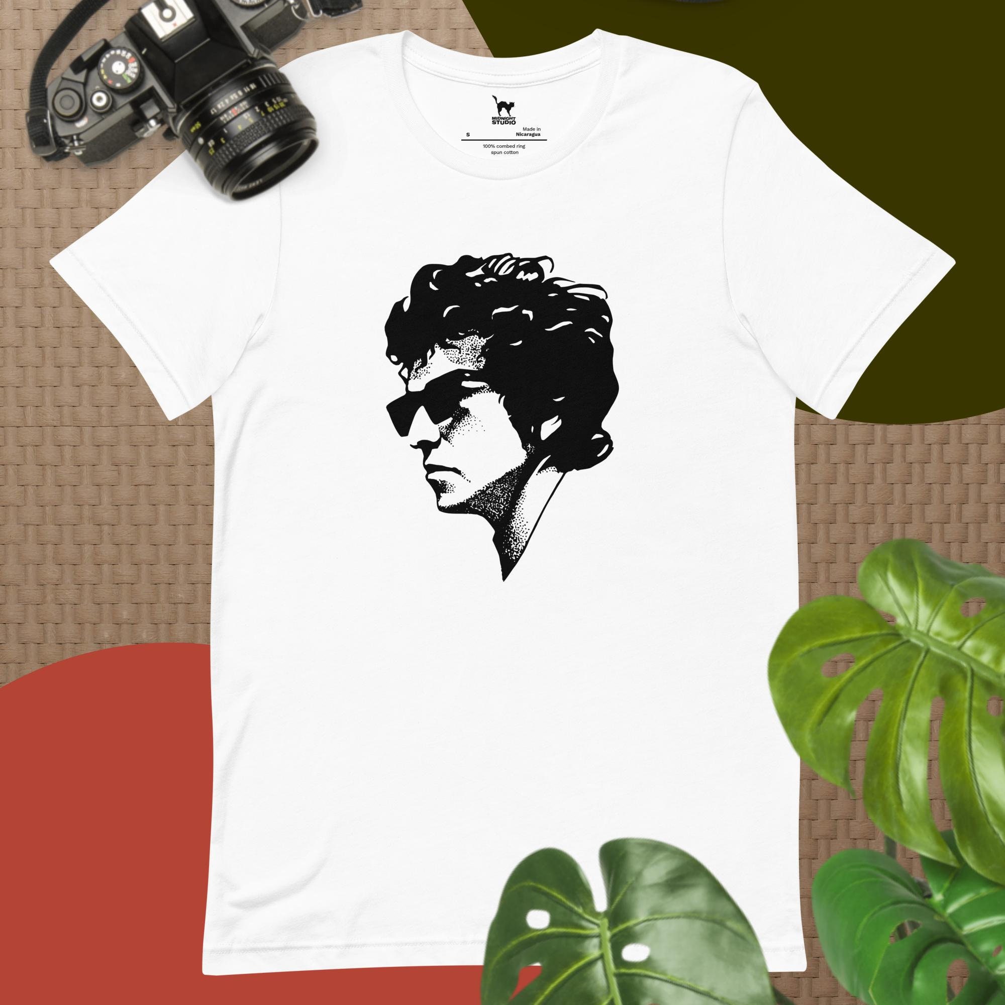 Bob Dylan T-Shirt, Camiseta Bob Dylan Cantante Famoso Bob Dylan Merch ...