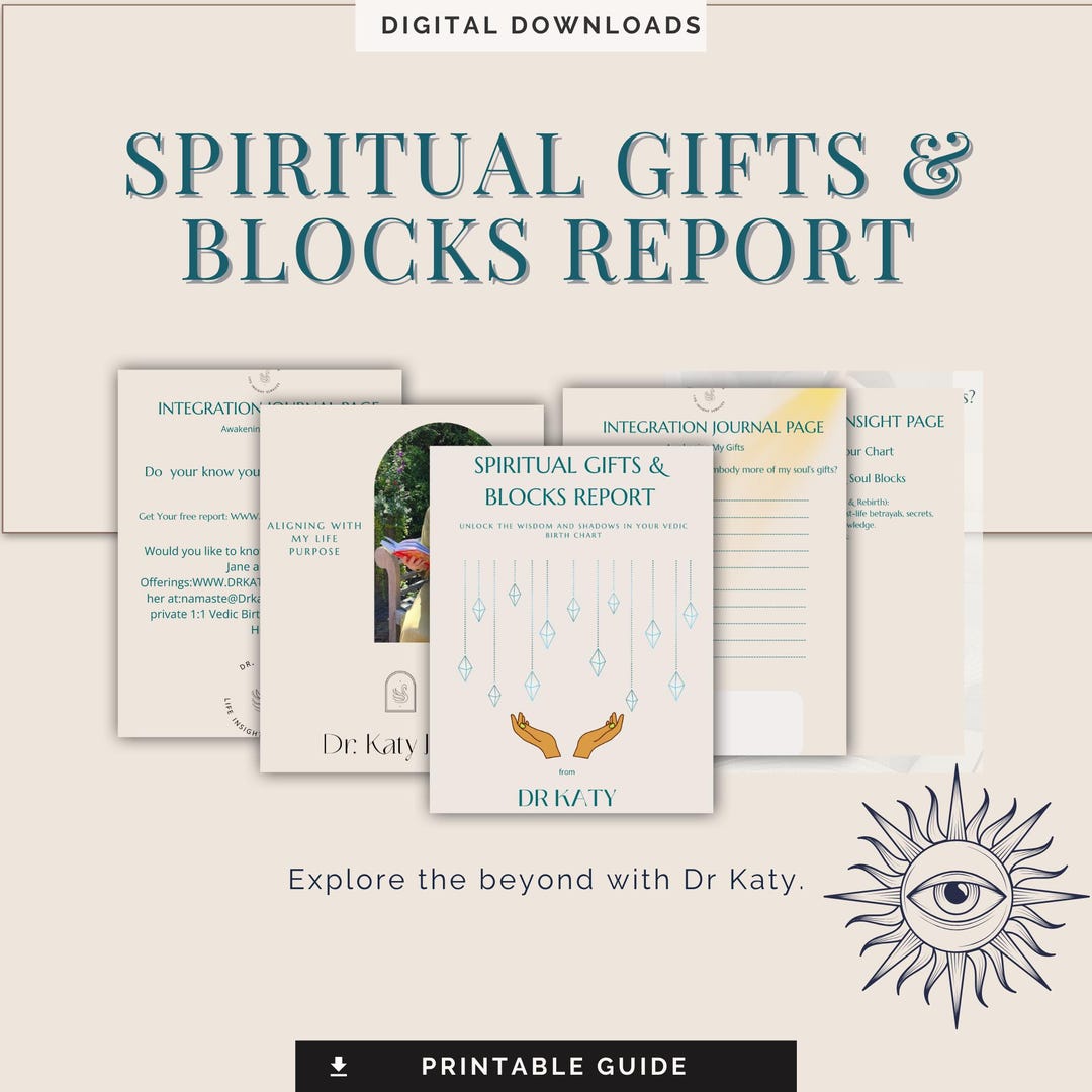 Spiritual Gifts & Blocks Report | Vedic Astrology PDF | Discover Hidden ...