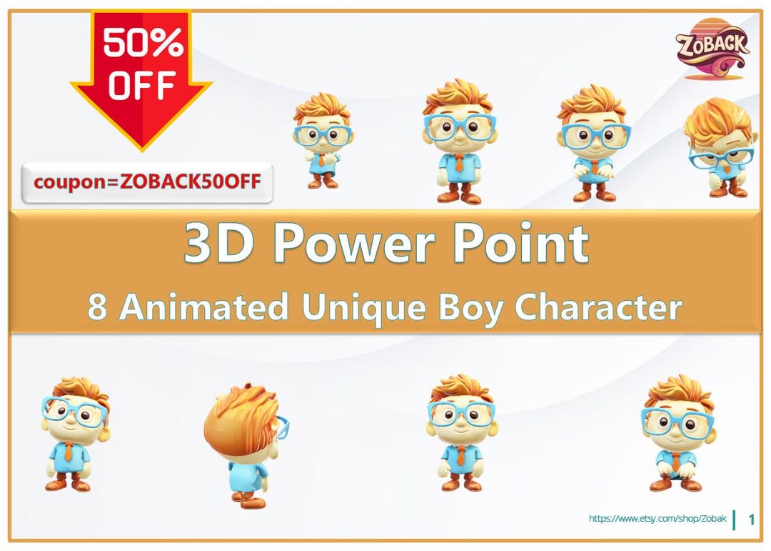 Fully 8 3D Animated Characters Designed to Integrate Seamlessly With ...
