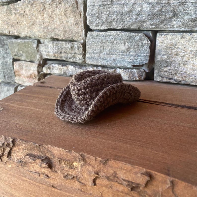 Mini Cowboy Hat Crochet Pattern - Etsy