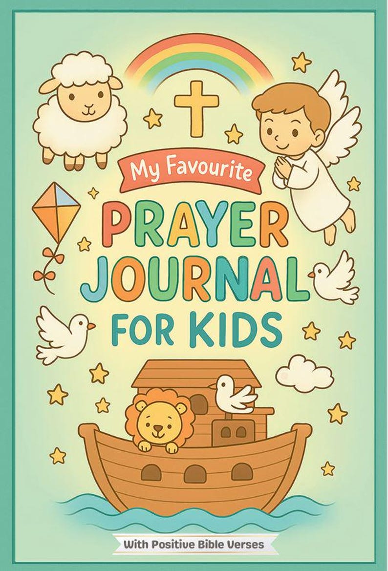 My Prayer Journal for Kids (green Cover Edition) - Printable PDF - Etsy