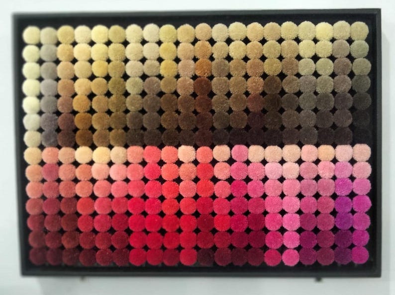 1400 Wool Color Shades Sample Box – 5 Tray Collection - Carpet ...