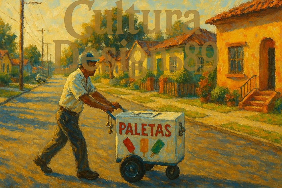 Paletero Art Print: Mexican Street Scene, Latinx Home Decor (digital ...