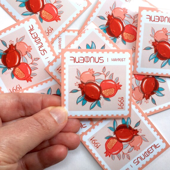 Stickers, Labels & Tags Stickers Cute Postage Stamp Stickers Paper ...