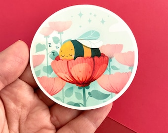 Robo Bee Sticker - Etsy
