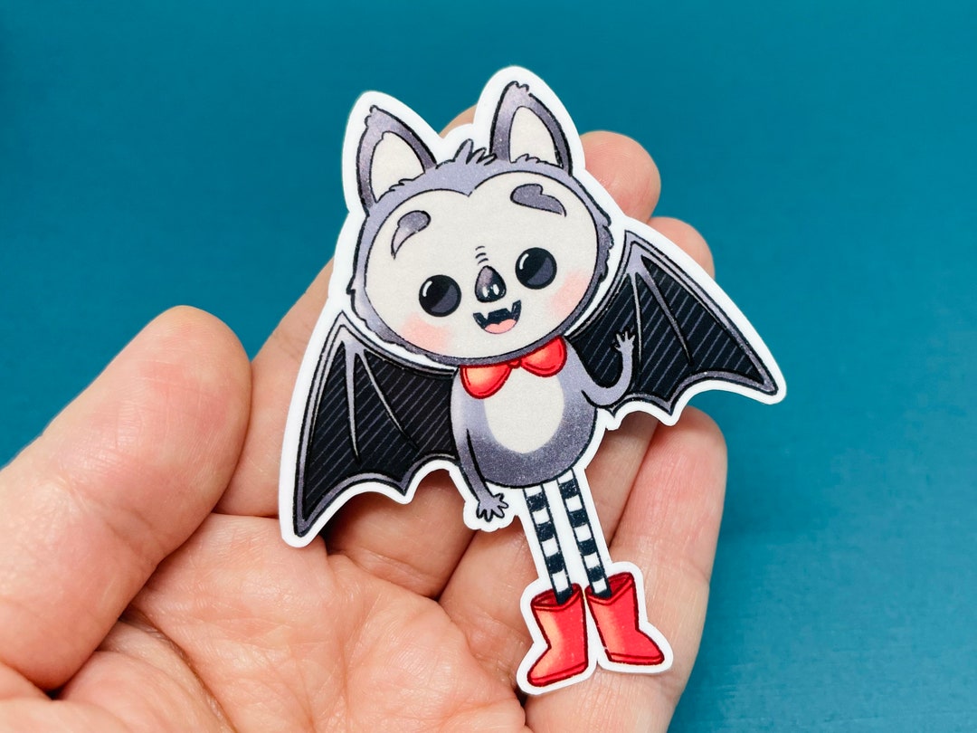 NEW Bat Boy Sticker Halloween Die Cut Stickers - Etsy