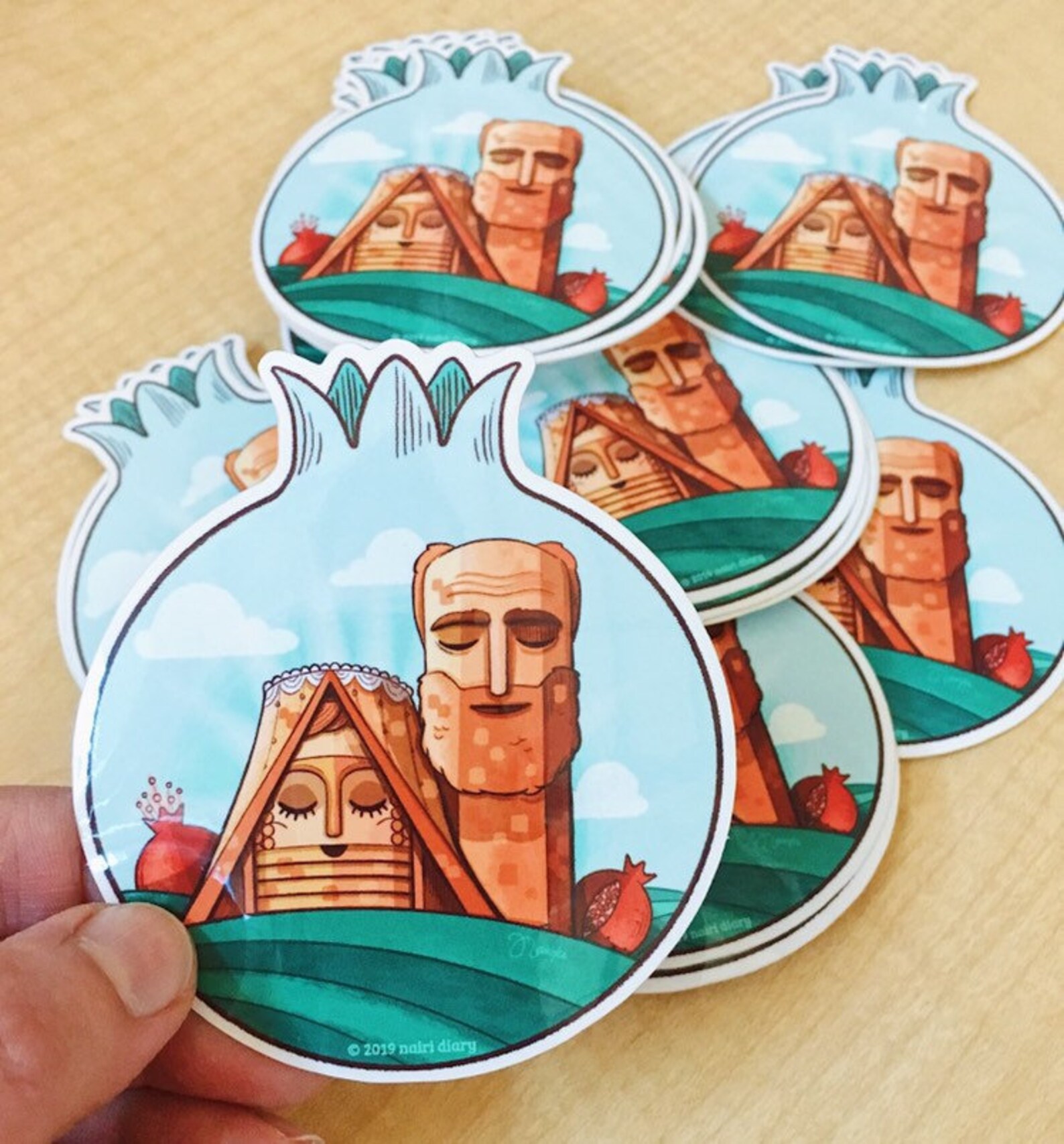 Donating Proceeds to Armenia Tatik Papik Vinyl Stickers 3 - Etsy