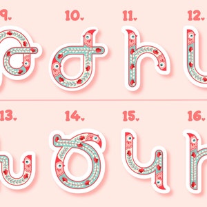 Armenian Letter Stickers Calligraphy Name Initials Trchnakir Trchnagir ...