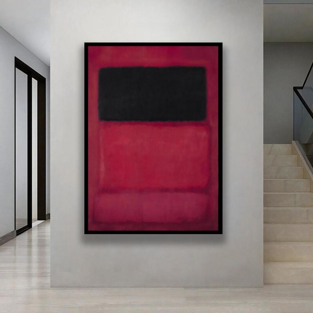Mark Rothko Reproduction Canvas Art Print - Etsy