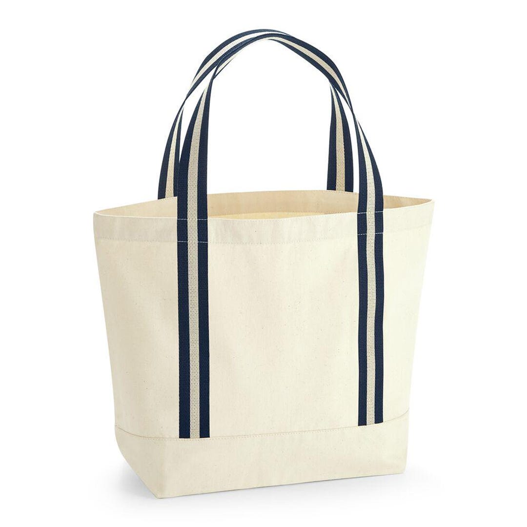 Organic Cotton Canvas Tote – 19L Eco Beach & Market Bag | MAD - Etsy