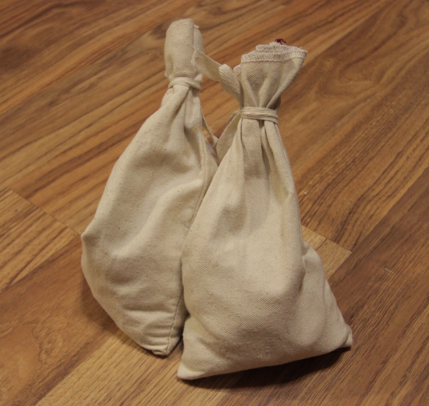 Canvas Blank Money Bag Bank Deposit Transit Coin Sack Bags 6.5x9.5" Tie ...