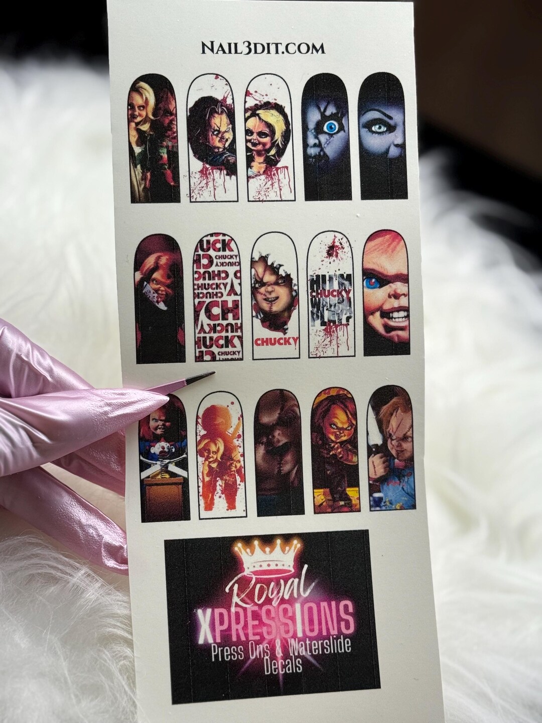 Chucky Waterslide Decals - Etsy