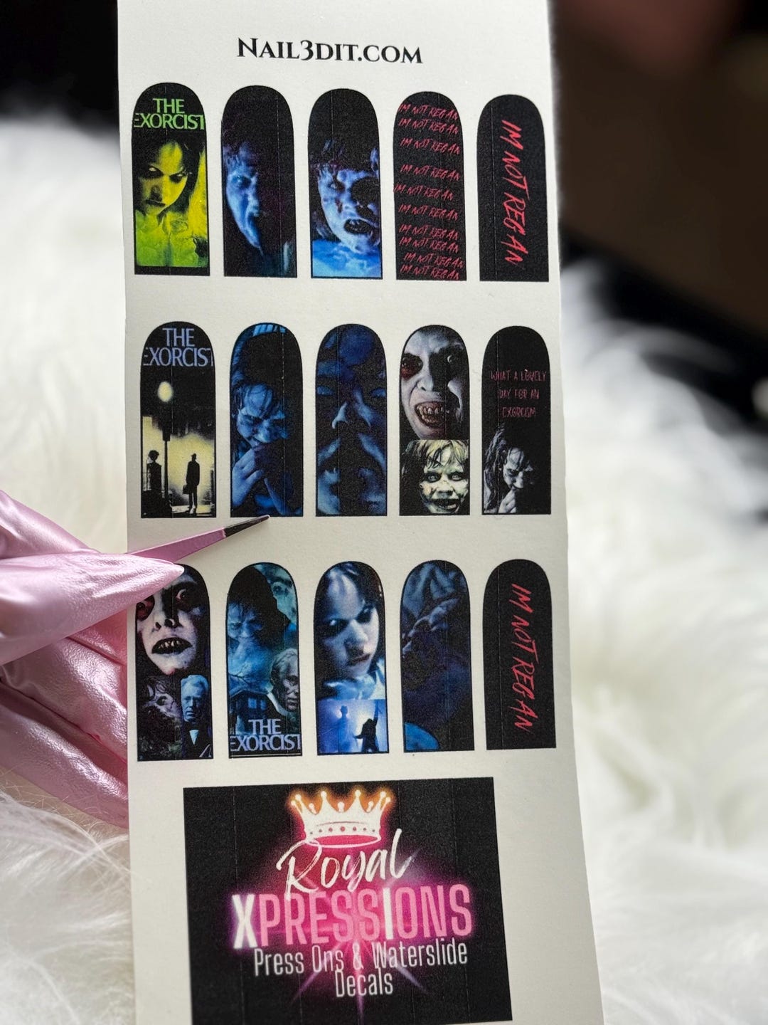 The Exorcist Inspired Waterslide Decals - Etsy