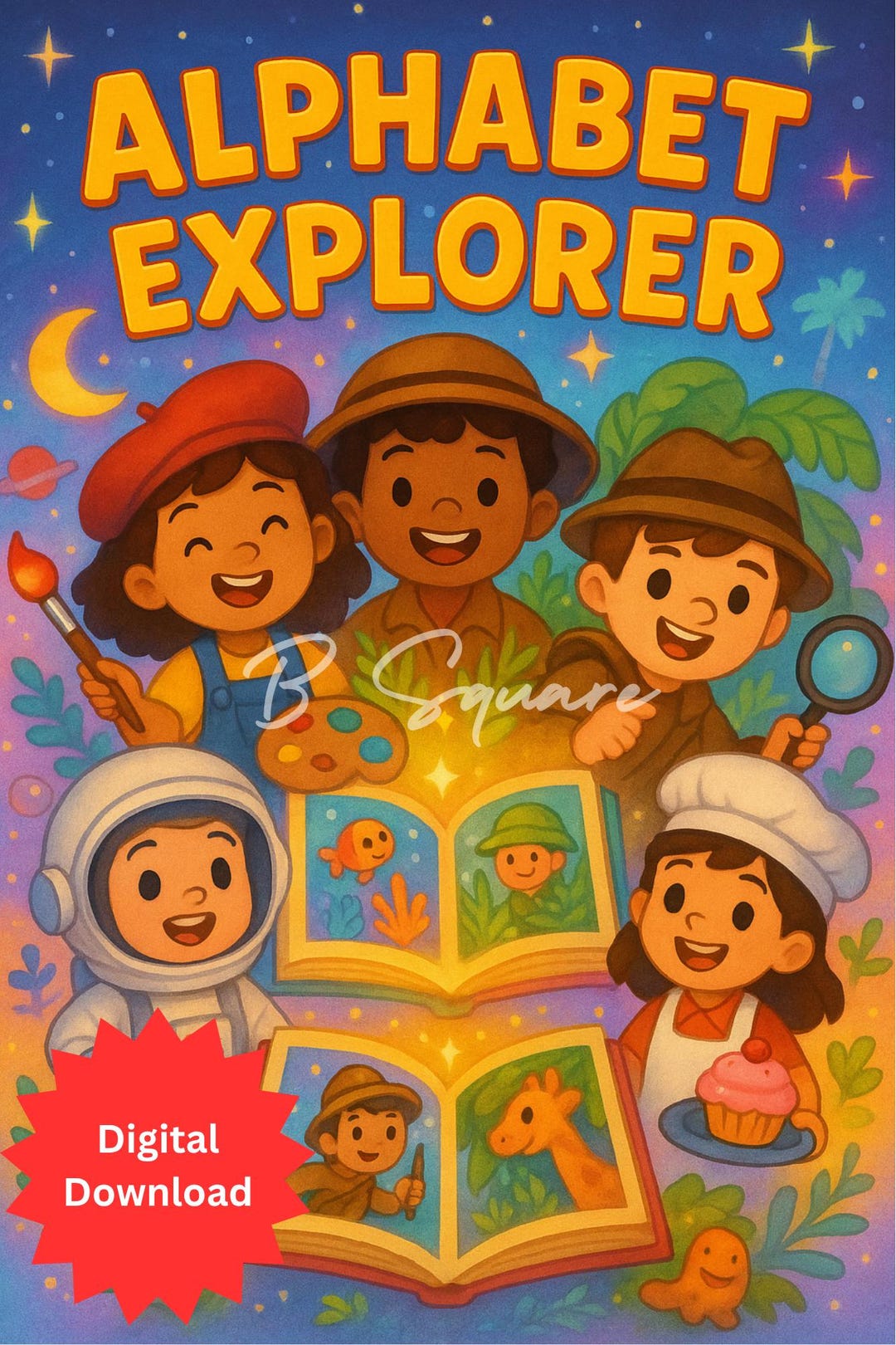 Alphabet Book for Kids | Learn A to Z With Creative Explorers | Fun ABC ...