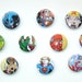 DC Heroes Button Pin Set - Etsy