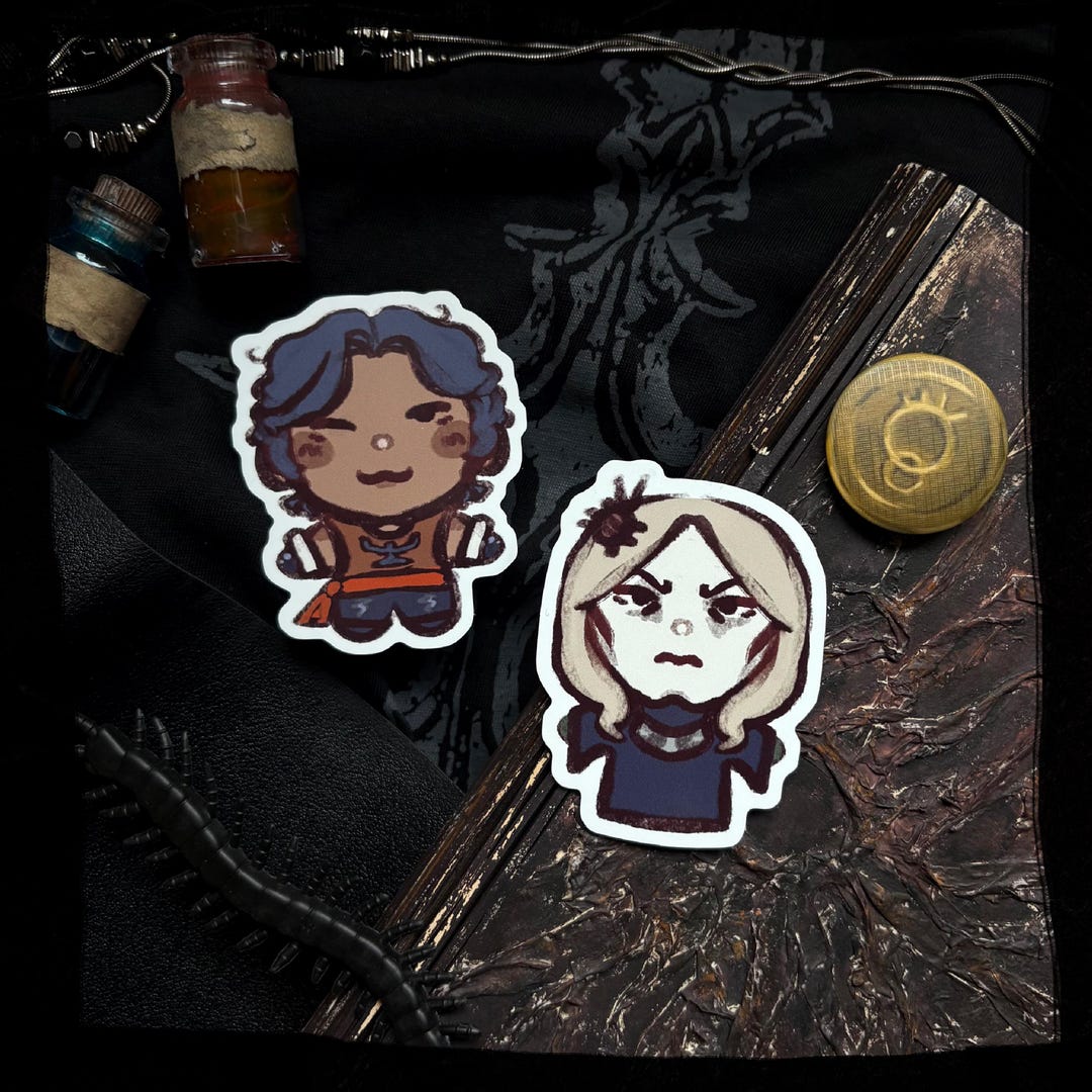 Fear and Hunger Inspired Stickers - Etsy