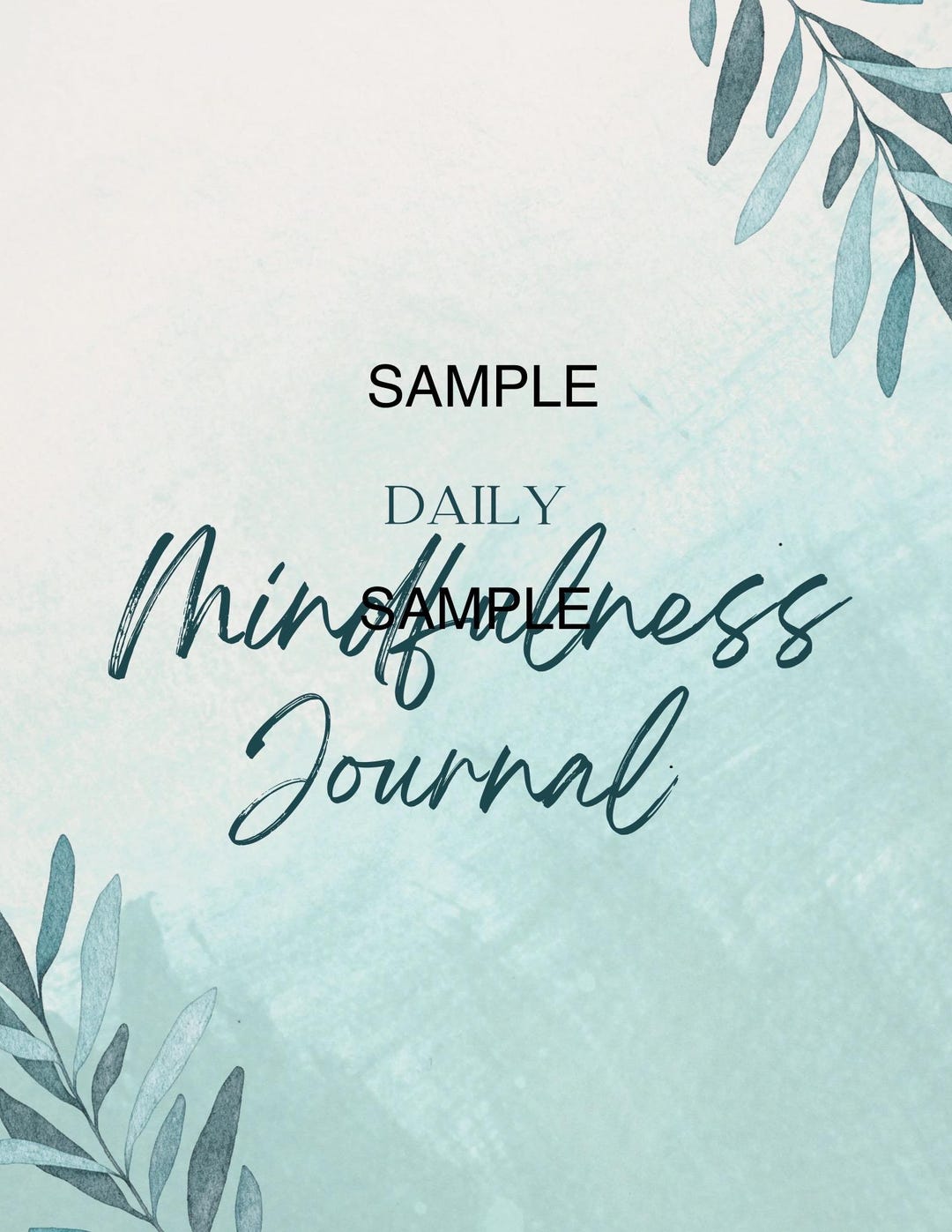 Daily Mindfulness Journal*printable* - Etsy