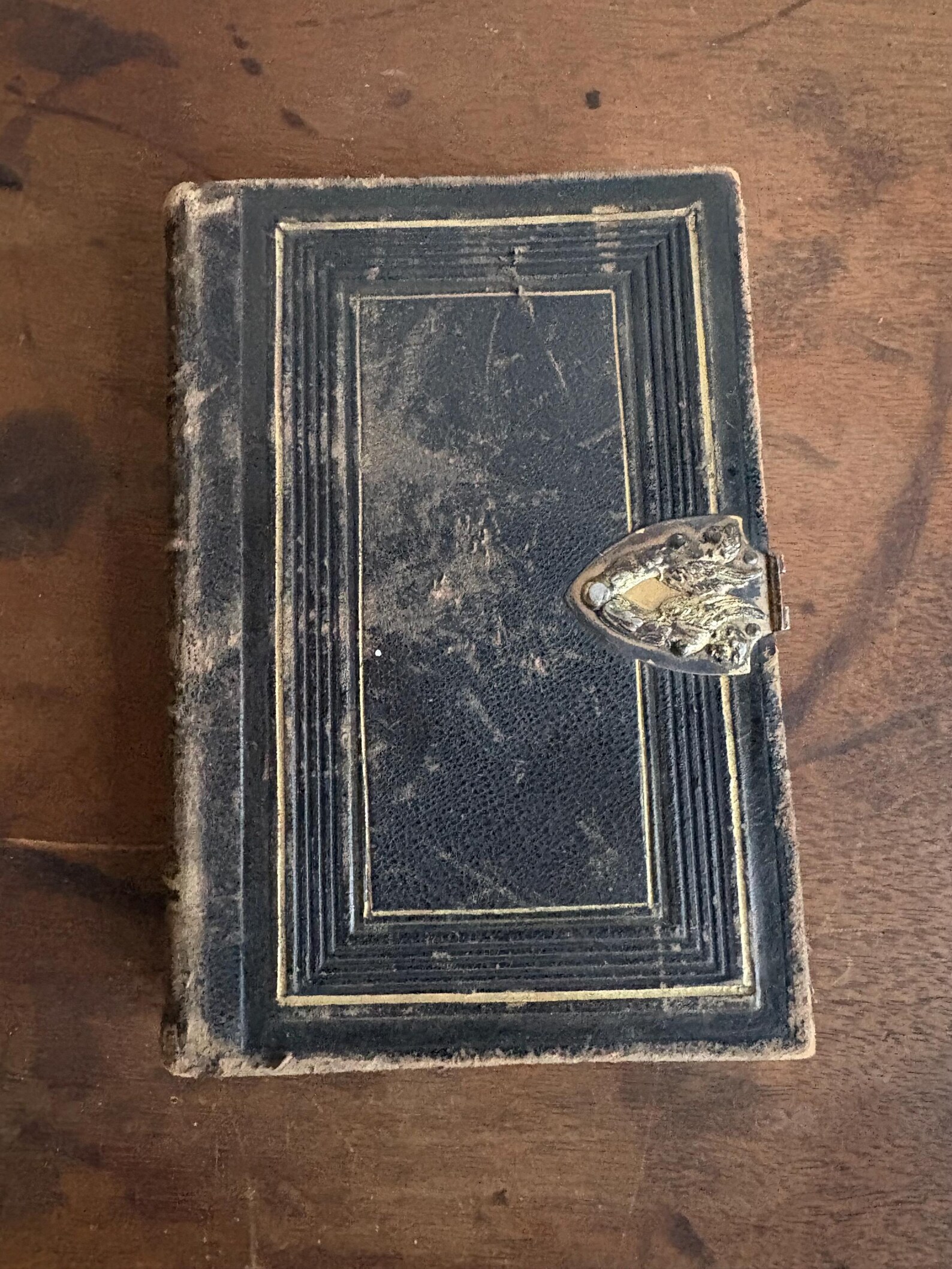 Antique German Hymnal Book | 1853 Leather Bound Gesangbuch - Etsy
