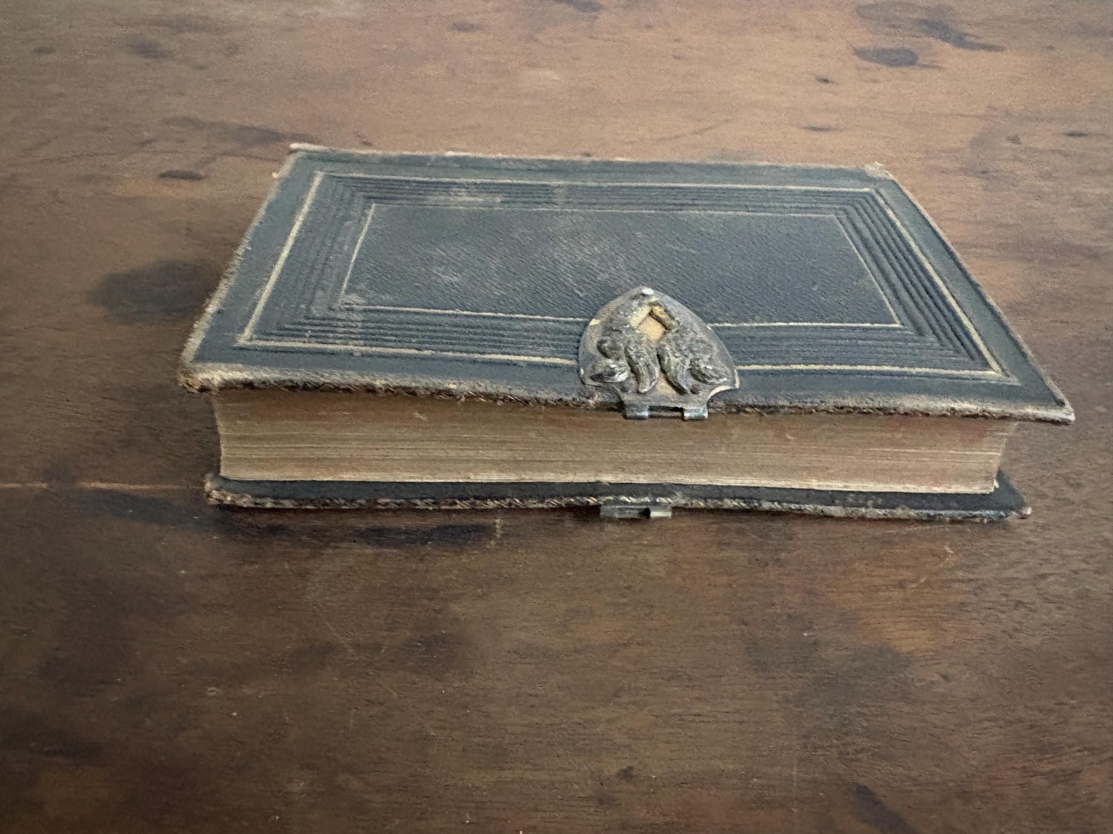 Antique German Hymnal Book | 1853 Leather Bound Gesangbuch - Etsy