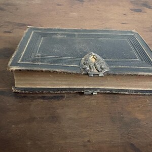 Antique German Hymnal Book | 1853 Leather Bound Gesangbuch - Etsy