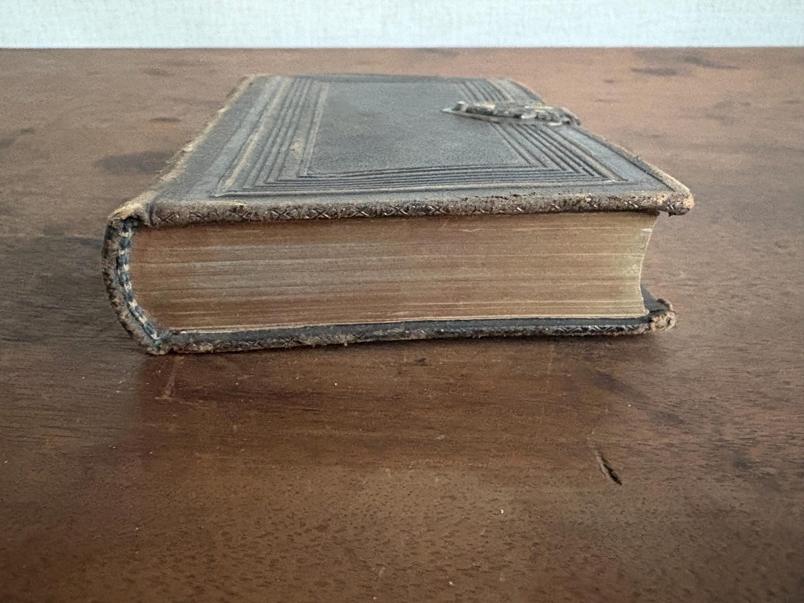 Antique German Hymnal Book | 1853 Leather Bound Gesangbuch - Etsy