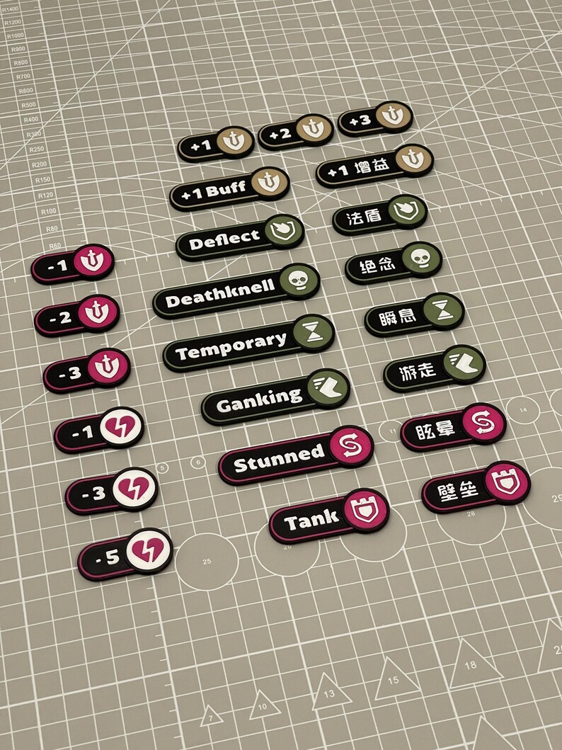 Riftbound Tokens (chinese & English) STL (digital File) - Etsy UK