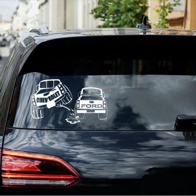 Pee on Ford Decal - Etsy