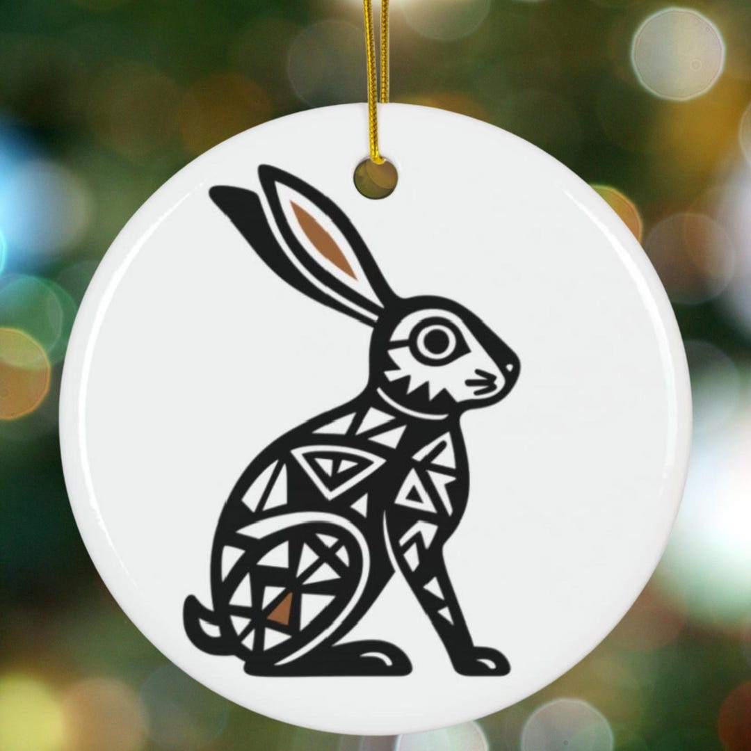 Jackrabbit Ornament: Southwest Native New Mexico Pueblo Inspired ...