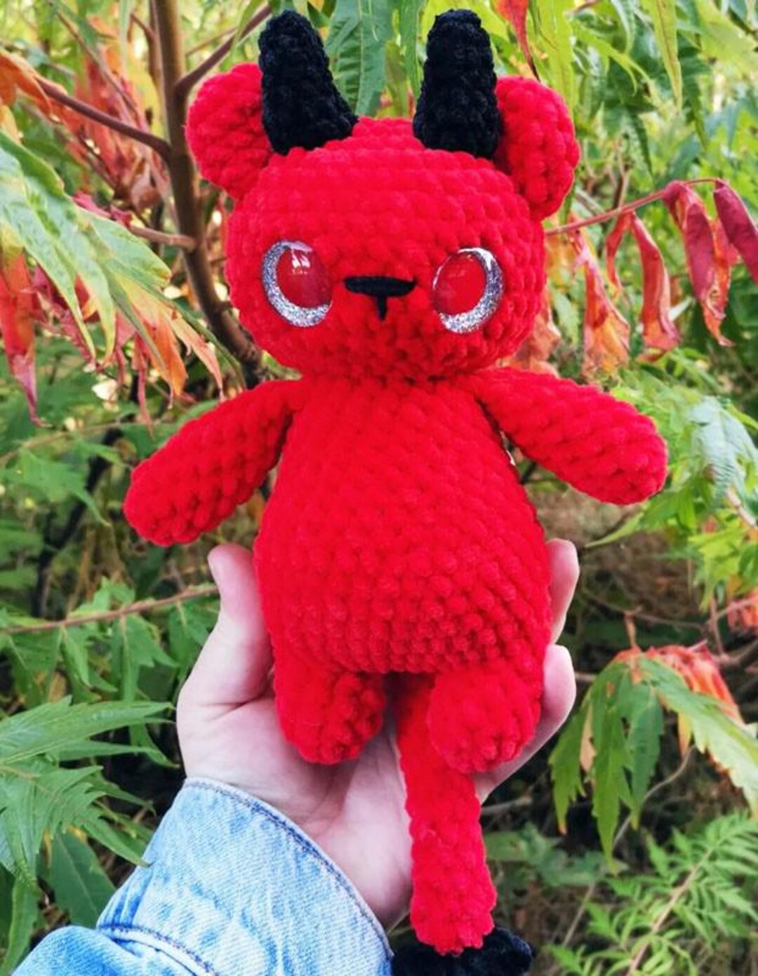 Red Devil Plush Toy-amigurumi Crochet Pattern - Etsy