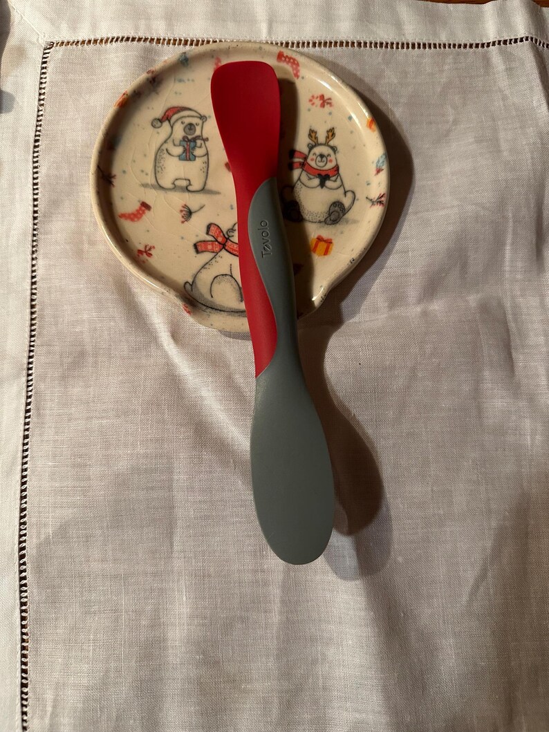 Handmade Ceramic Polar Bear Spoon Rest, Cottagecore Kitchen Decor - Etsy