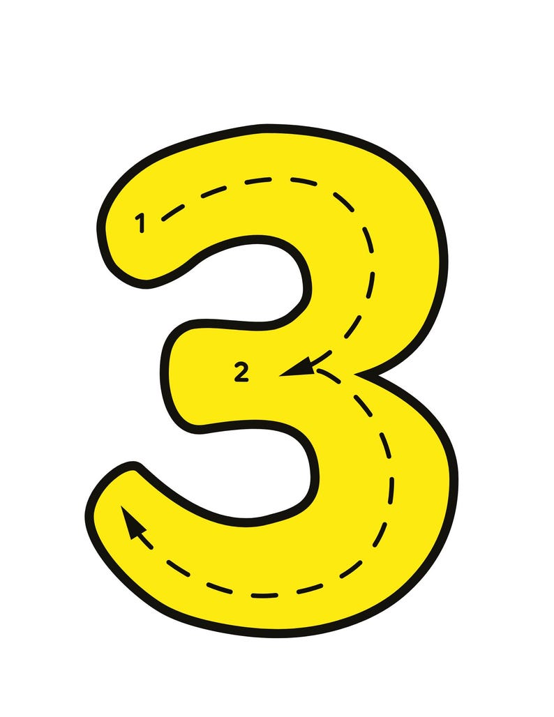 Colorful Tracing Numbers 1-10 Worksheets | Kids Number Writing Practice ...